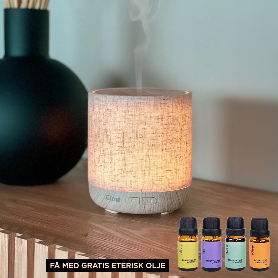 iGlow Aroma Mist Diffuser 🪔 Aroma Diffuser 🍃 - iGlow.no