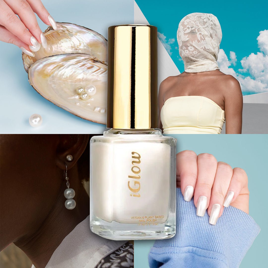 iGlow Neglelakk - White Pearl (Perlemor) - iGlow.no